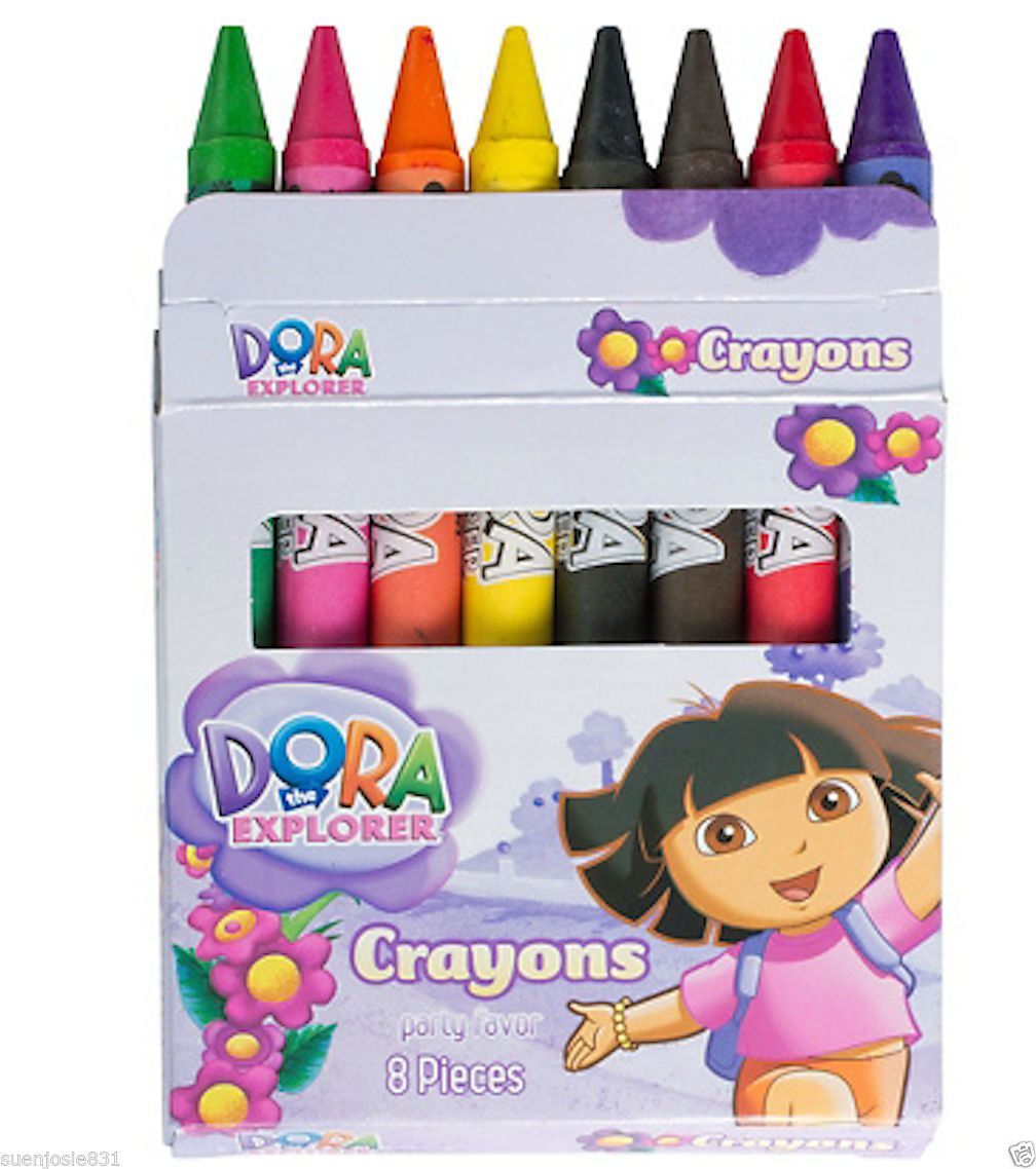 Dora the Explorer Crayons 16pcs | Discount Pool and Party Supplies