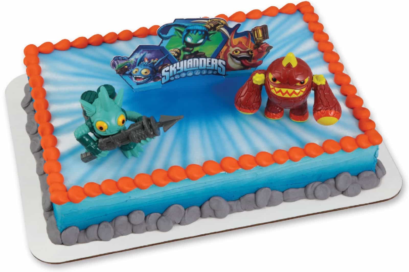 Skylanders Eruptor and Gill Grunt DecoSet Decoration Cake Topper (3pcs ...
