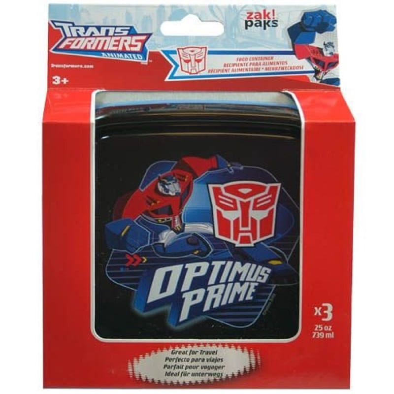 ZAK Transformers Optimus Prime Sandwich Container (3ct) | Discount Pool ...